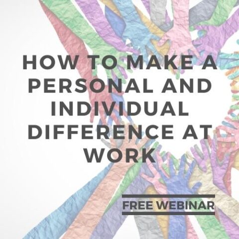 How to Make a Personal and Individual Difference At Work - Your Clear ...